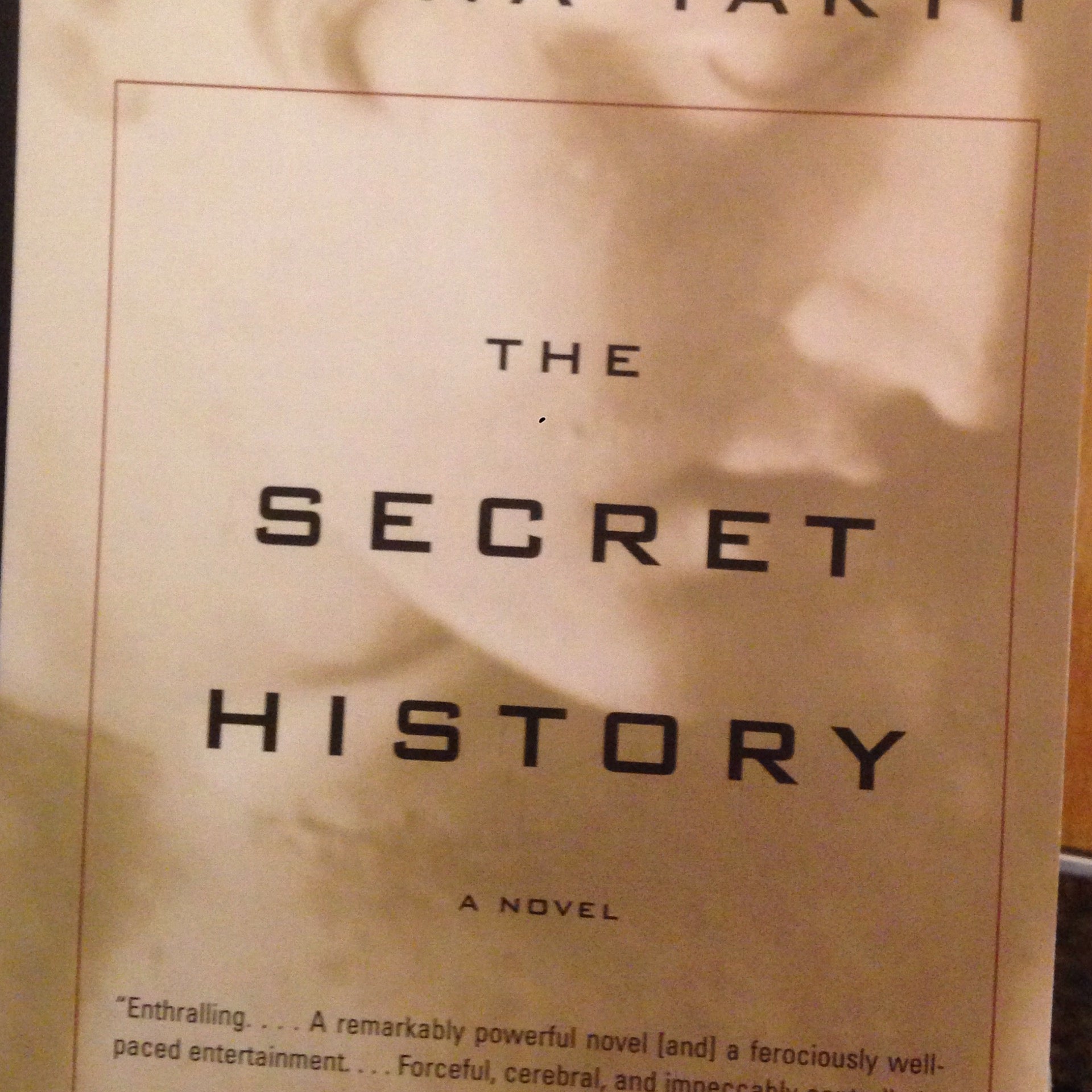 Tartt: The Secret History | So & So Books